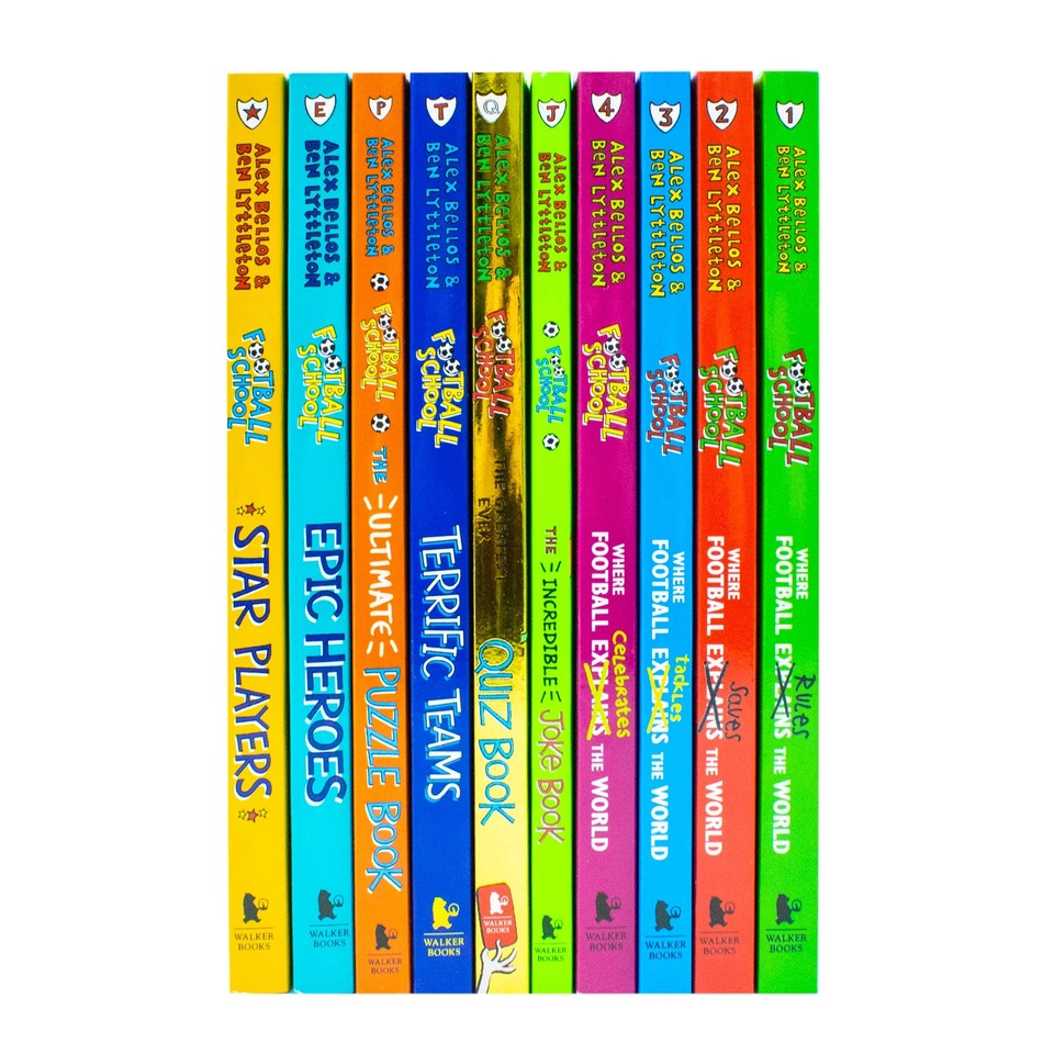 Football School 10 Book Collection Box Set by Alex Bellos| Fun & E ...