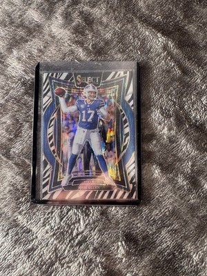 2024 Panini Select - Concourse Josh Allen #34 Zebra Shock Prizm | eBay