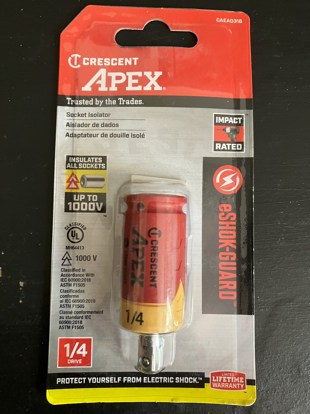 Crescent Apex Eshok-Guard Socket Isolator/insulator 1/4'' X 2'' | eBay