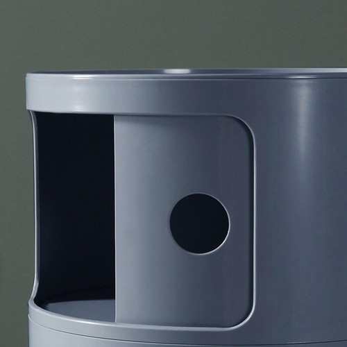 2/3/4/5 Tiers Plastic Cylinder Storage Unit Cabinet Cupboard Tower ...