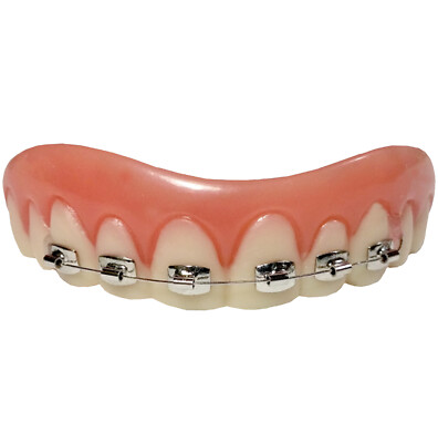 Instant Smile Fake Teeth with Braces Nerd Costume Accessories | eBay