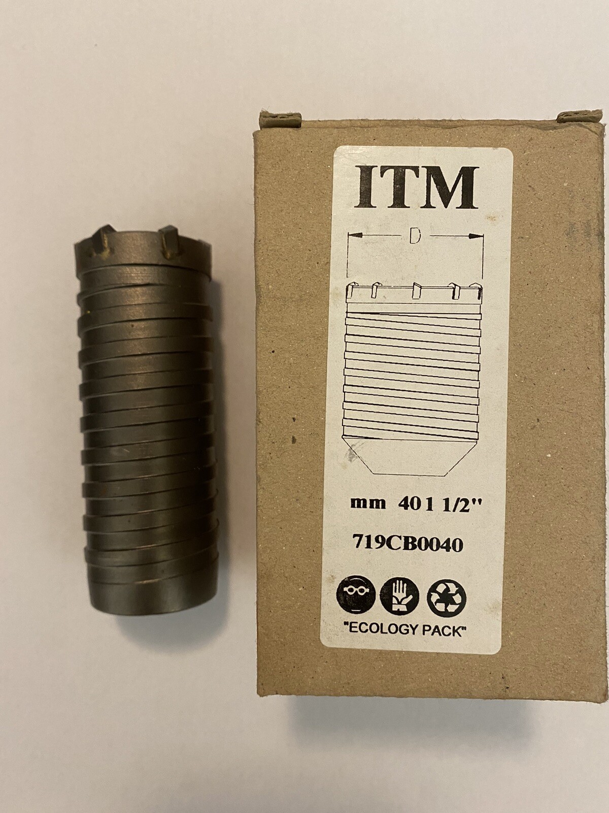 ITM 719CB0040 SDS MAX Hollow Core Bit 1 1/2” | eBay