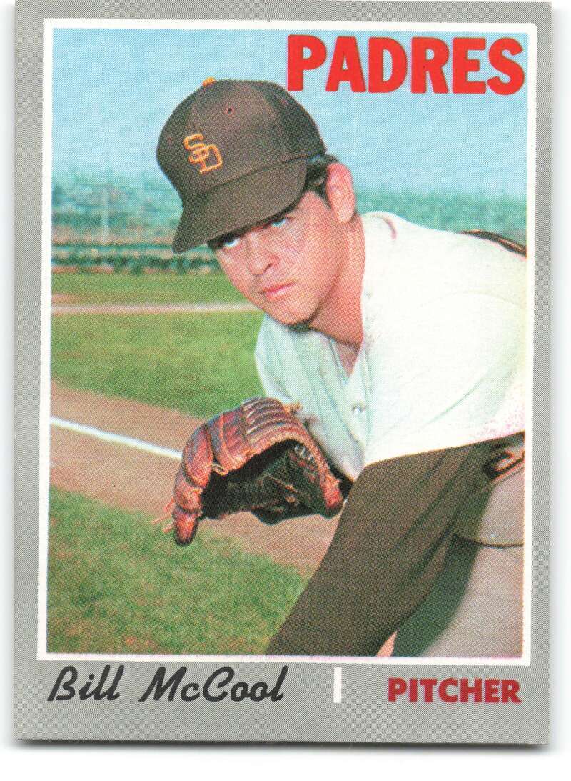 1970 Topps #314 Bill McCool EX/NM Padres ID:278965 | eBay