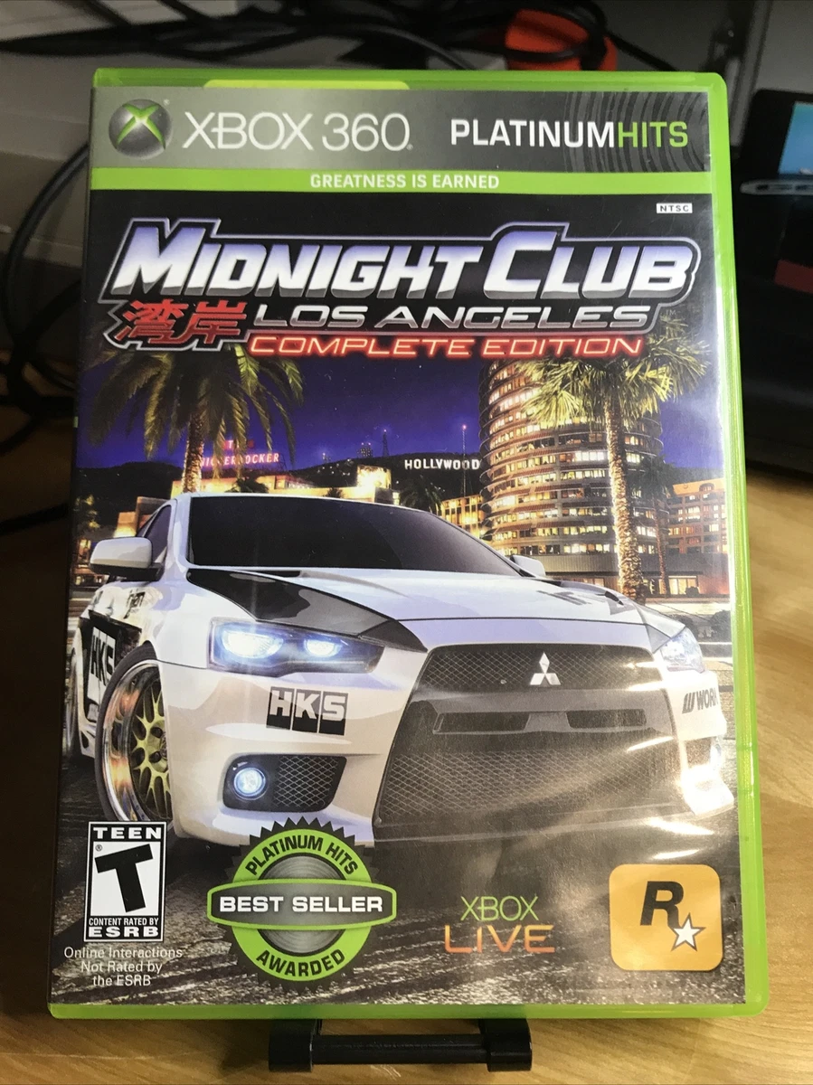 Newest Midnight Club Xbox 360