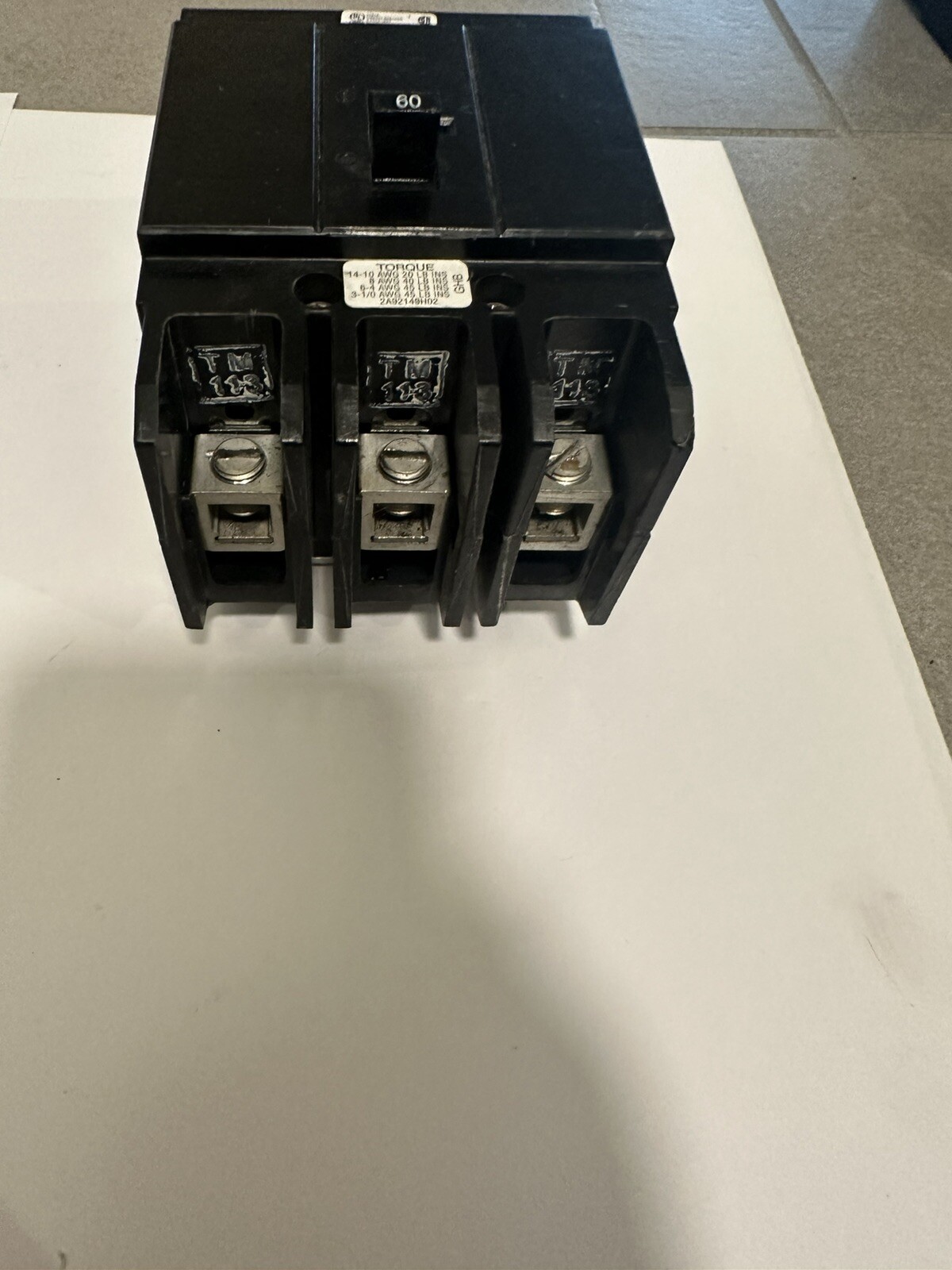 Eaton GHB3060 60A Molded Case Circuit Breaker for sale online | eBay