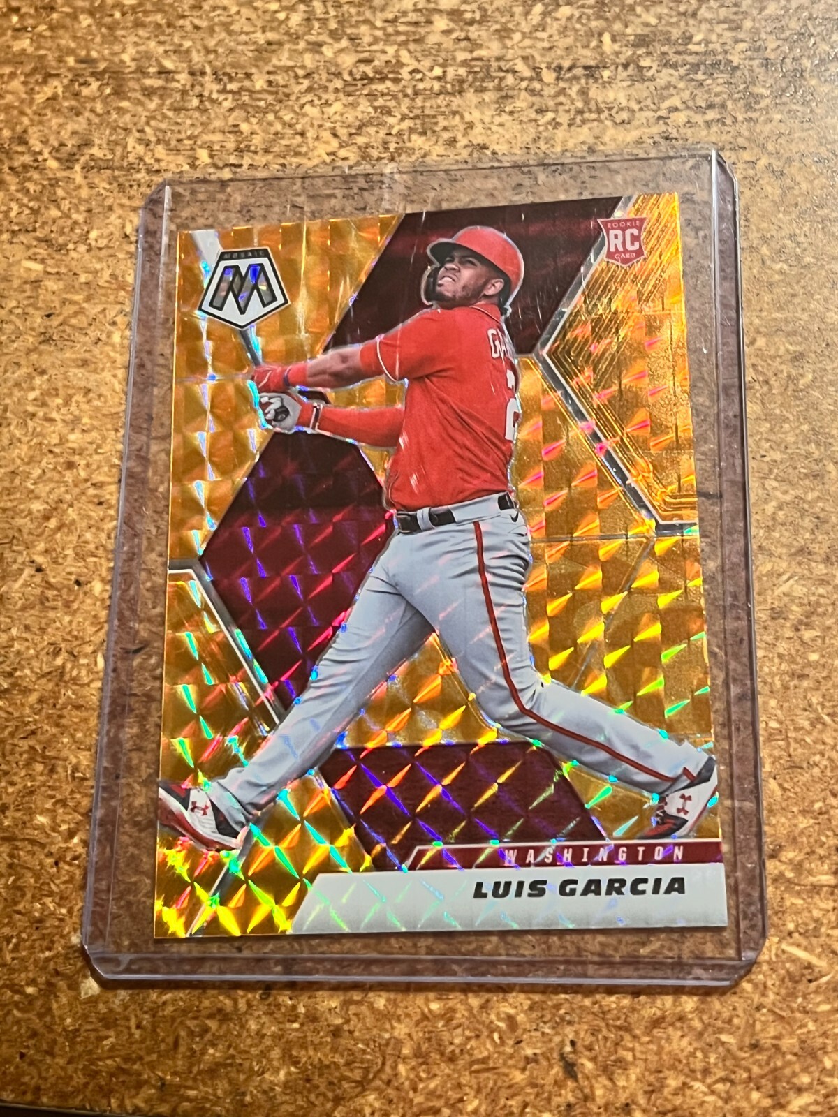 2021 Panini Mosaic Baseball Orange Mosaic Prizm # 249 Luis Garcia RC | eBay
