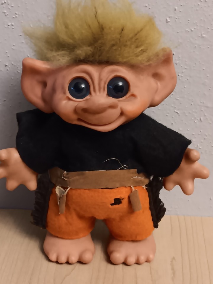 Vintage Thomas Dam Cowboy Troll Doll Bank | eBay