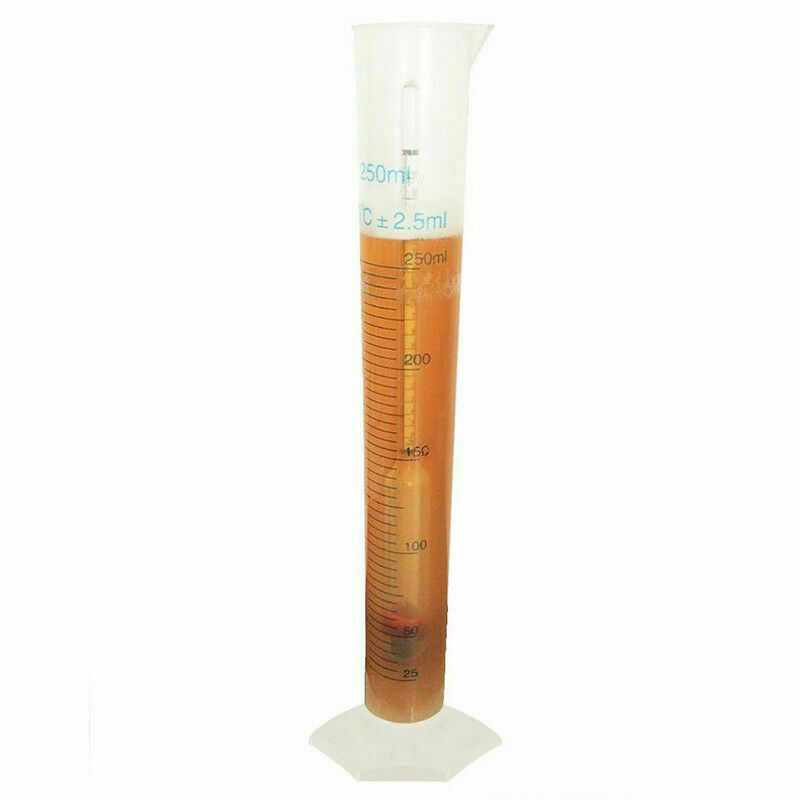 12" 250ml TEST JAR For Hydrometer Meter Alcohol Proof Whisky Moonshine ...