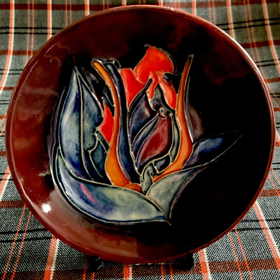 Moorcroft Red Tulip 780/4 pin tray Sally Tuffin Early 1990’s EUC | eBay