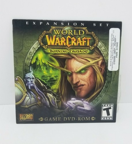 World Of Warcraft Burning Crusade DVD Rom Game New Sealed Disc Only ...