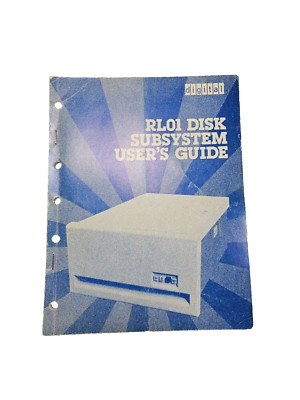 Vintage 1978 Digital Equipment DEC RL01 Disk Subsystem User's Guide 2nd ...