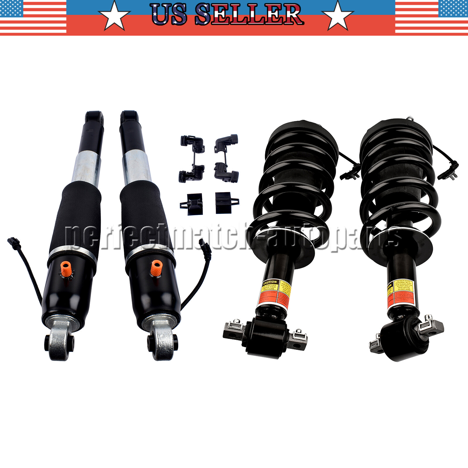 Front Shock Absorber Assys + Rear Air Struts for Chevrolet Tahoe GMC ...