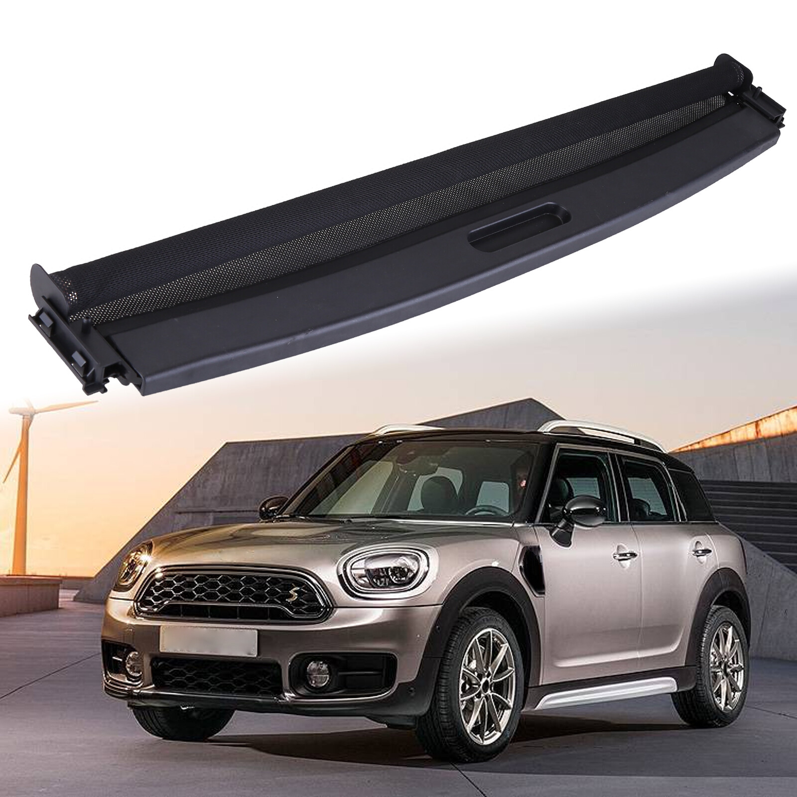 Black Front Sunroof Sunshade Cover Curtain For BMW Mini Cooper R55 R56 ...
