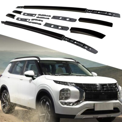 2Pcs Roof Top Rail Rack Cargo Carrier Fits for Mitsubishi Outlander ...