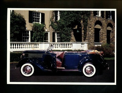 President postcard Franklin D Roosevelt FDR home Hyde Park, NY Ford ...