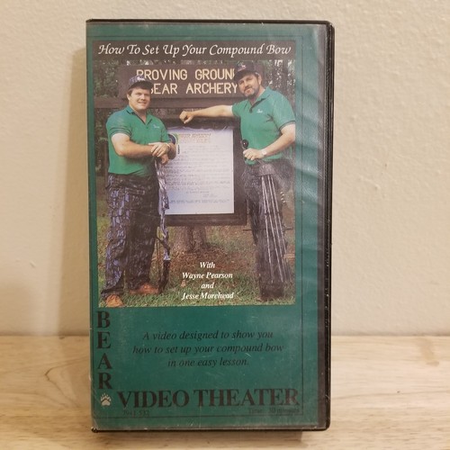 Fred Bear Video Theater VHS how to set up your compound bow. 1992 | eBay