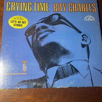 RAY CHARLES CRYING TIME VINYL RECORD LP MONO 1966 ABC PARAMOUNT ABC 544 ...