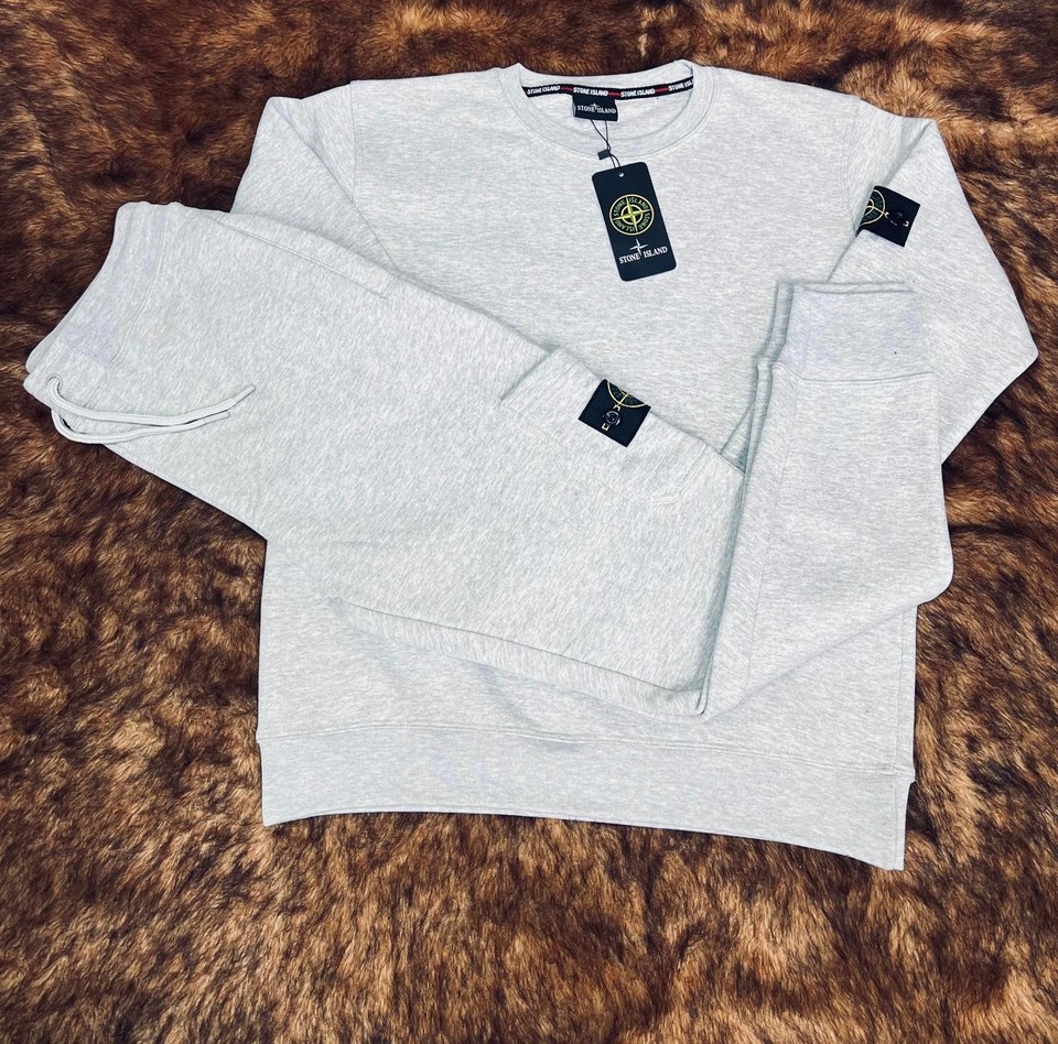 Men's Stone Tracksuit Black Navy Gary XS S M L XL | eBay UK