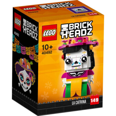 Lego 40492 LA CATRINA Day of the Dead Mexico Brickheadz Retired NEW ...