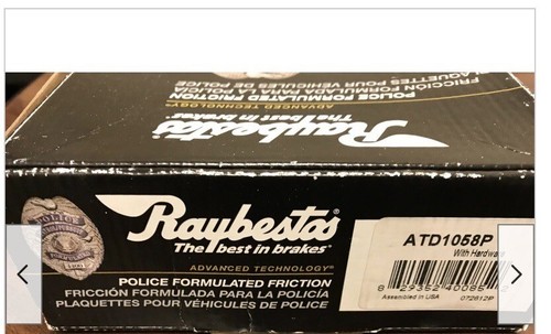 Disc Brake Pad Set-Police Overstock Metallic Raybestos ATD1058P | eBay