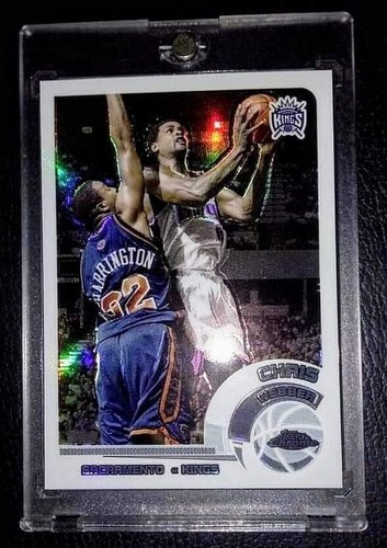 CHRIS WEBBER Kings 2002-03 Topps Chrome "WHITE REFRACTOR", SER #d /249 ...