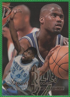 Isaiah Rider - 1994-95 Flair #90 - Minnesota Timberwolves Basketball ...