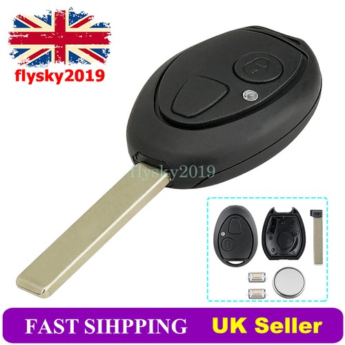 For Rover 75 MG ZT Touren Remote Key Fob Case Shell Full Repair Kit ...