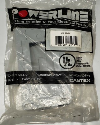 Cantex Industries Powerline PVC GFI Box Cover, Gray | eBay
