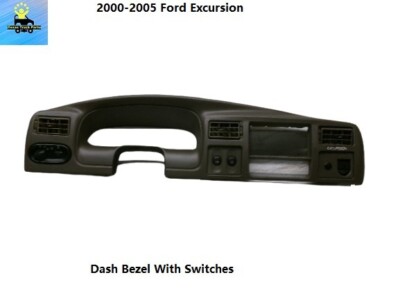 YC35-78044D70-A 00 to 05 Ford Excursion Dash Cluster Panel Trim Bezel ...