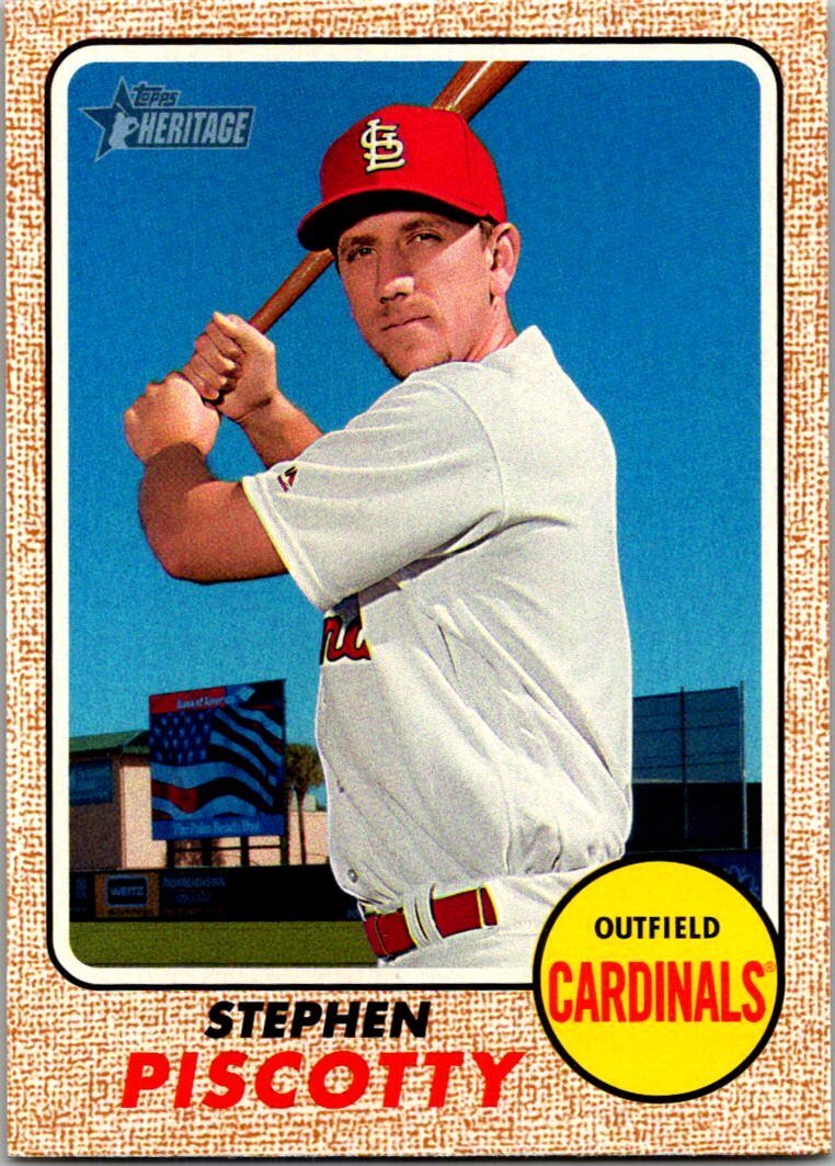 2017 Topps Heritage Stephen Piscotty #180 St. Louis Cardinals | eBay