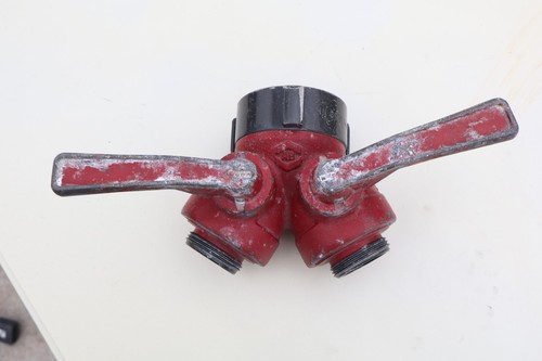 AB Splitter Fire Hose Manifold WATER THIEF Ball Valves | eBay