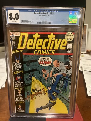 Detective Comics #421 Cgc 8.0 NEAL ADAMS WP Key! | eBay