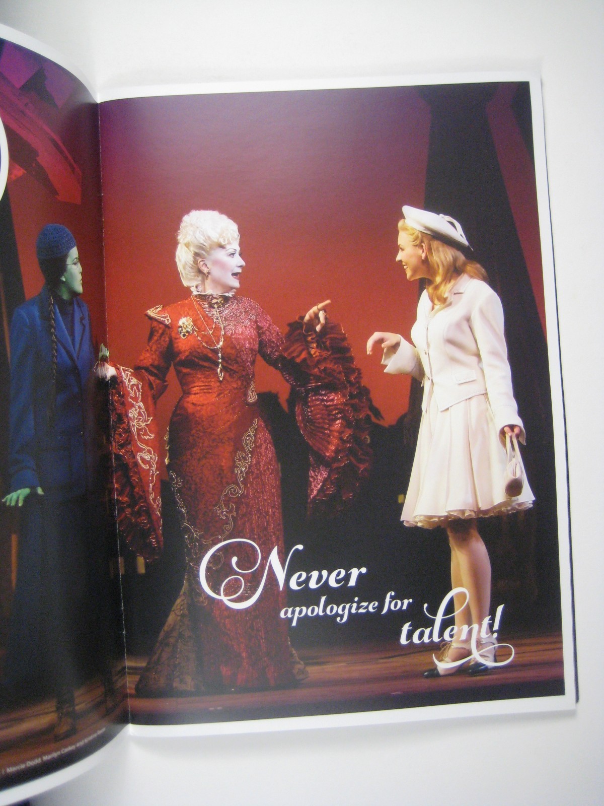 Wicked 2015 Show Program Flyer Theatre Broadway Indina Menzel Kristin ...