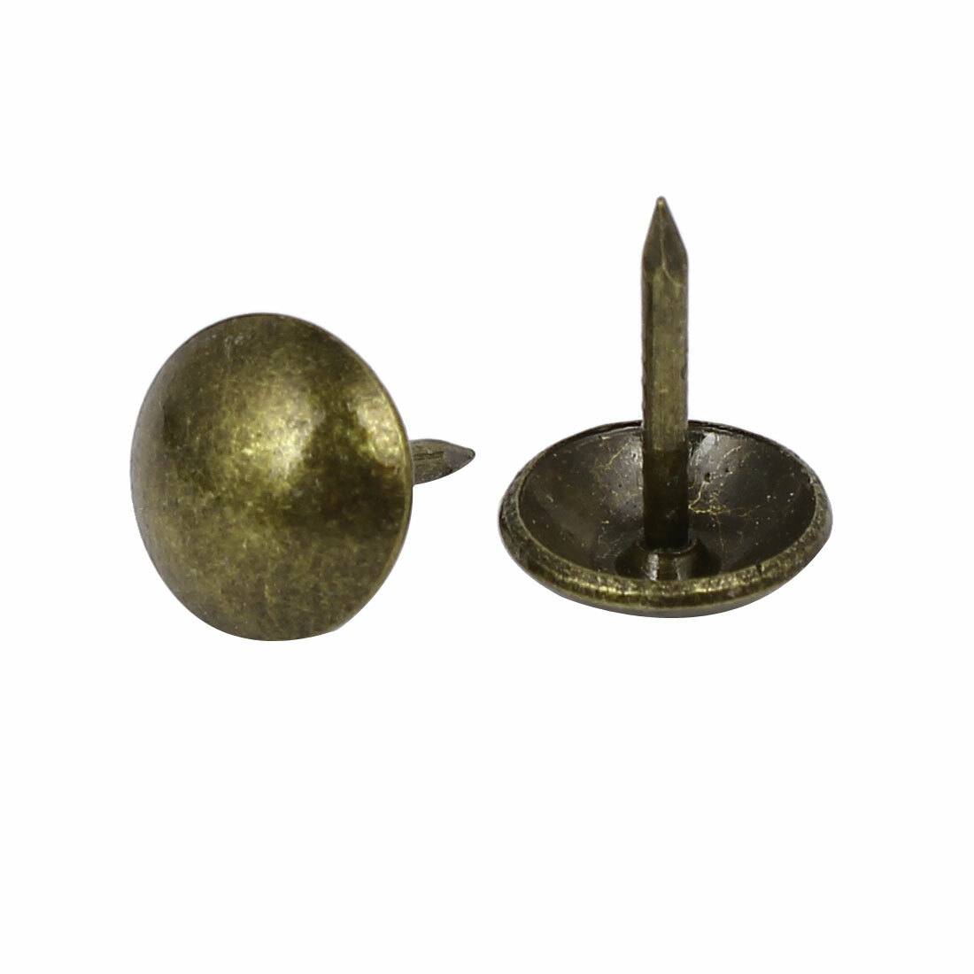 Leather Sofa Round Head Upholstery Tack Nail Bronze Tone 10mm x 13mm ...