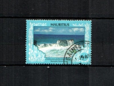 MAURITIUS Scott's 697 ( 1v ) Enviromental Protection F/VF Used ( 1991 ...