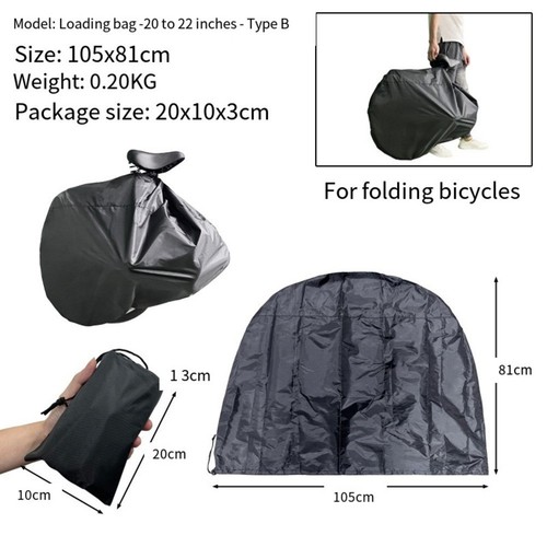 Waterproof Bike Travel Bag Foldable Easy Carry Hand Held Bicycle ...