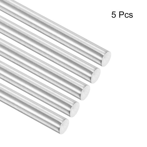 5pcs 304 Stainless Steel Round Rods 8mm x 80mm for RC DIY Craft Tool ...