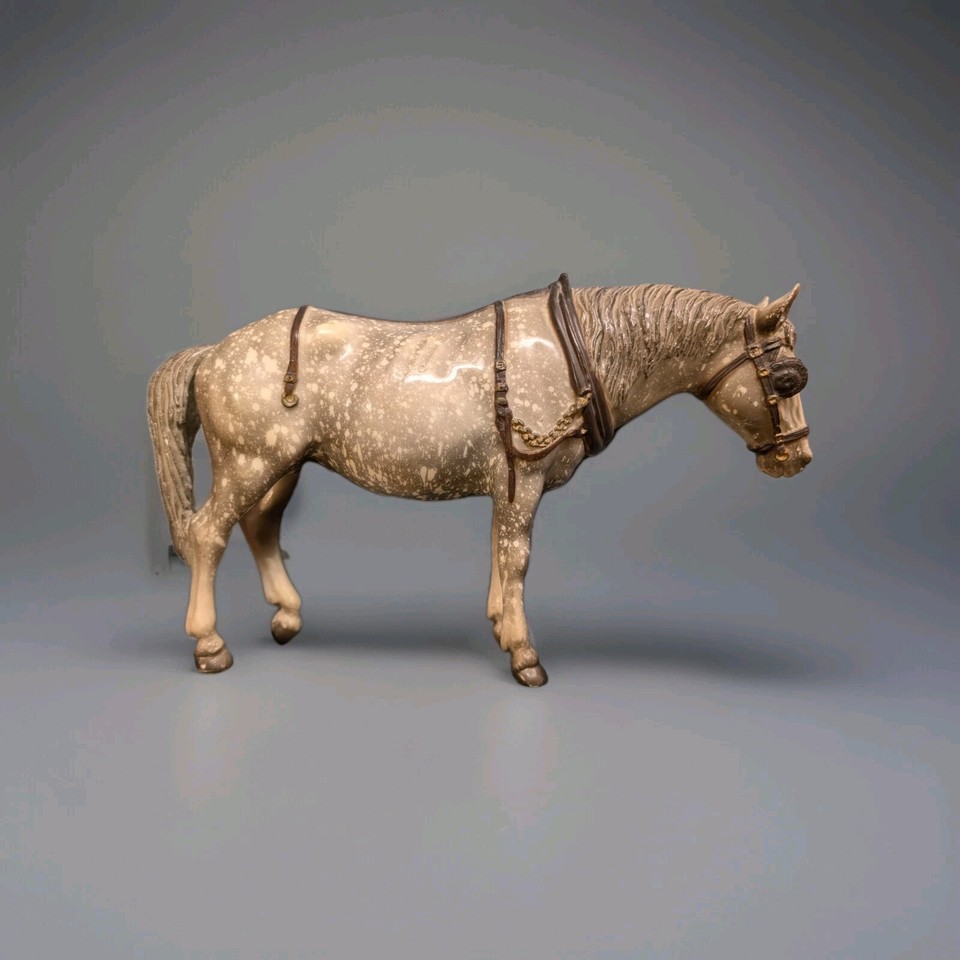 Vintage Breyer Horse Old Timer Glossy Dapple Grey #205 Traditional ...