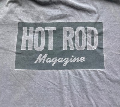 Vtg 90s Hot Rod Magazine Pocket T Shirt 50th Anniversary Anvil Pigment ...