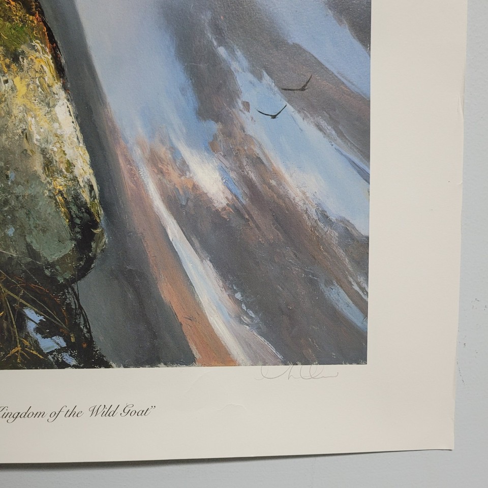 Michael Coleman Kingdom of the Wild Goat Art Print Hand Signed Numbered ...