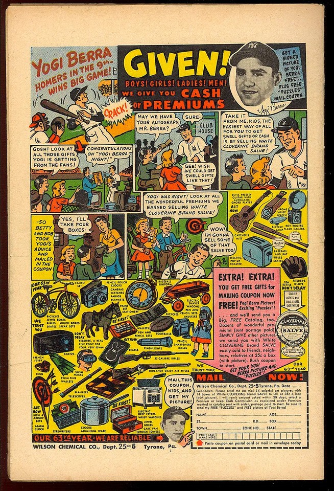 Black Cat Mystic #61 Early Silver Age Horror Nostrand Art Harvey Comic ...