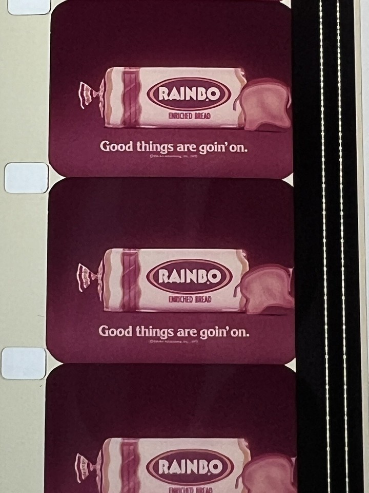 16mm film Rainbo Bread, Animated, Toast, commercial Tv Spot | eBay