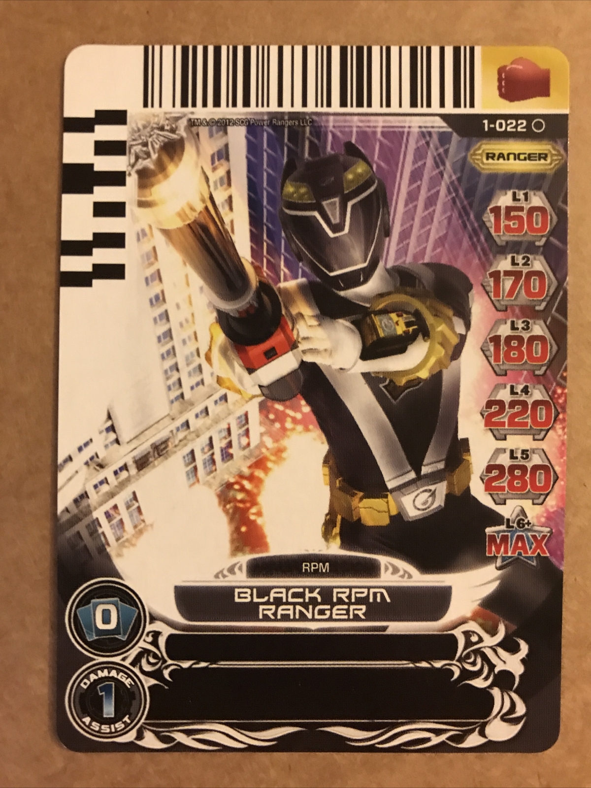Power Rangers Rpm Black Ranger