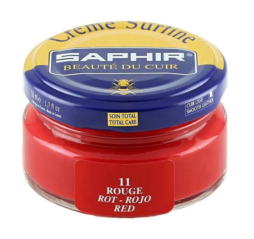 SAPHIR Cream Polish Shoe Boot Leather nourishing Beaute du Cuir Surfine ...