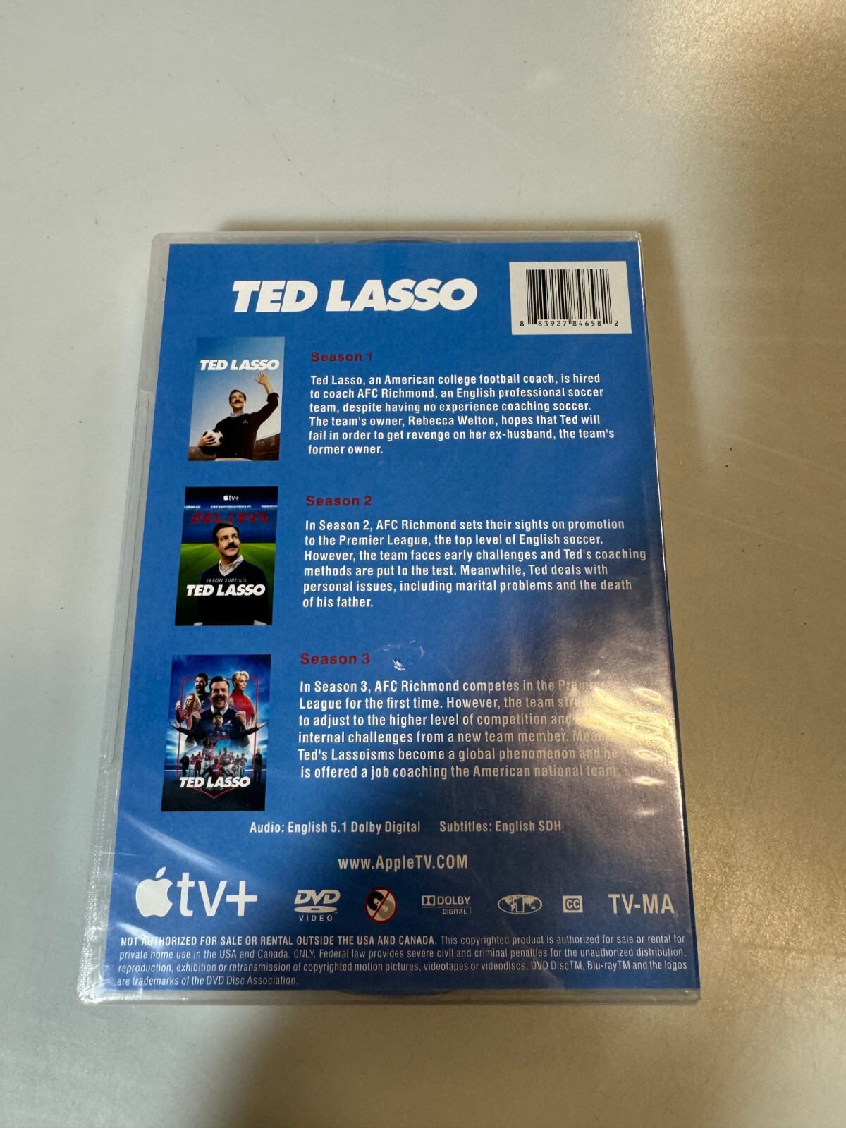 Ted Lasso: The Complete Series Seasons 1-3 | Grelly USA