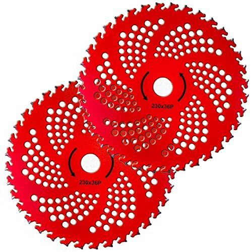 2-Pack 9" 36 Teeth Carbide Tipped Blades for Brush Cutter, Trimmer, Weed Eater | eBay