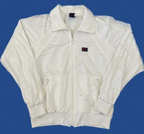 1980s NIKE John McEnroe Med Tennis JACKET VTG OG Checkered Tag Mac Coat ...