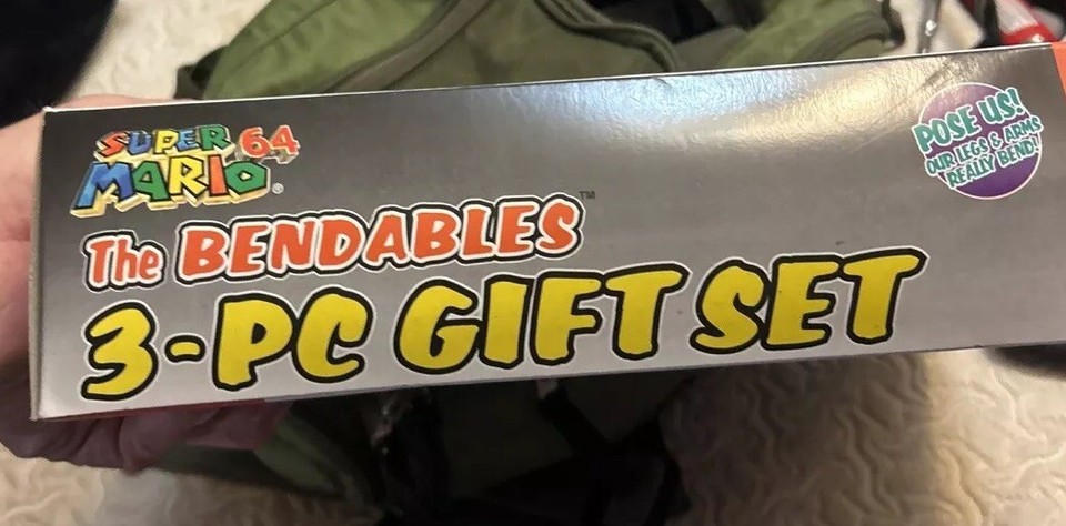 mario brothers 64 bendables new in box | eBay