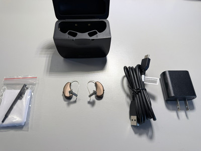 Widex Magnify MRR2 110 RIC hearing aids wireless App color Brown ...