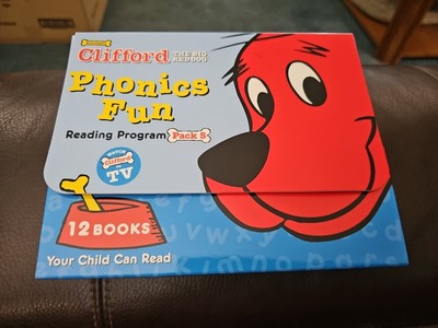 Scholastic Clifford Phonics Fun Reading Program Pack 5 12 Books Set | eBay